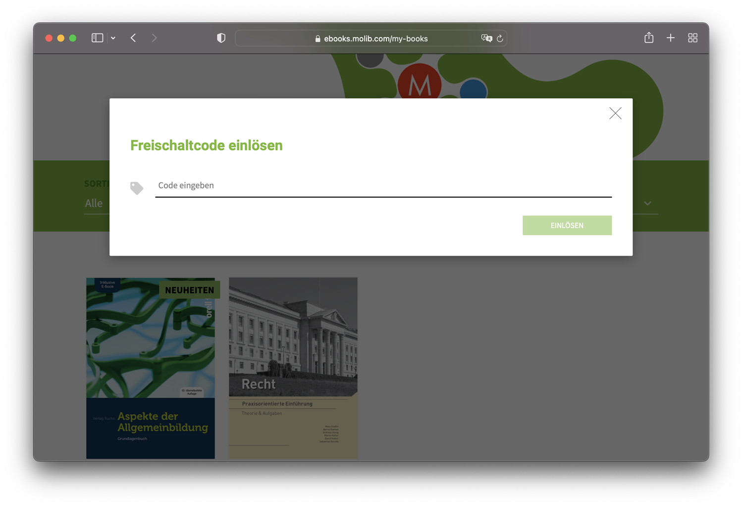 Erste Schritte mit MoLib – MoLib - Perfekt für Schulen und Verlage